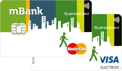 Platební karty Visa a Mastercard k účtu mKonto Business | mBank.cz