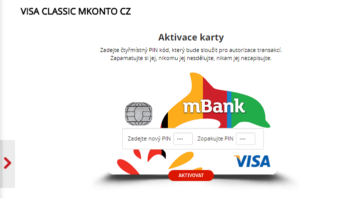 Jak si aktivovat platební kartu? | mBank.cz